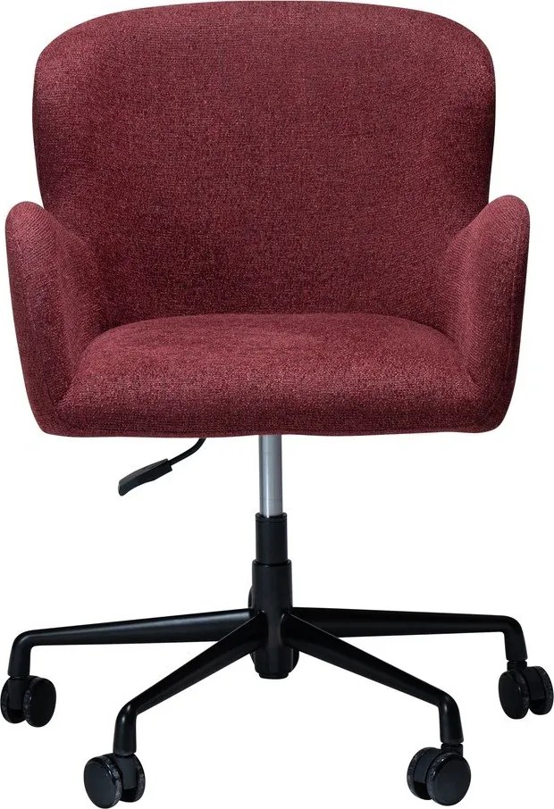 Vínová kancelářská židle Glam – DAN-FORM Denmark