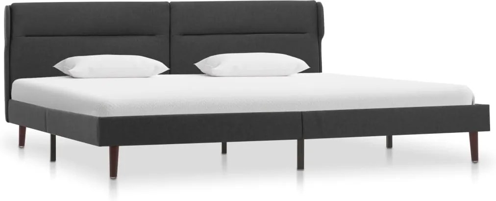 Rám postele Artesia - tmavě šedý - textil | 140x200 cm
