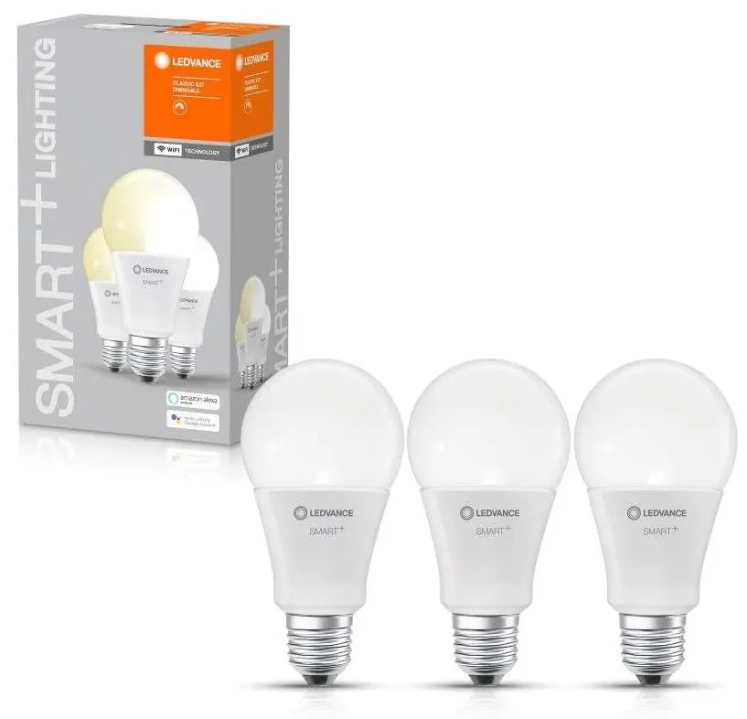 Ledvance SADA 3x LED Stmívatelná žárovka SMART+ E27/14W/230V 2700K - Ledvance P224714