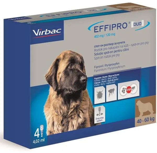 Effipro Duo XL 402/120 mg spot-on 4 x 4.02 ml