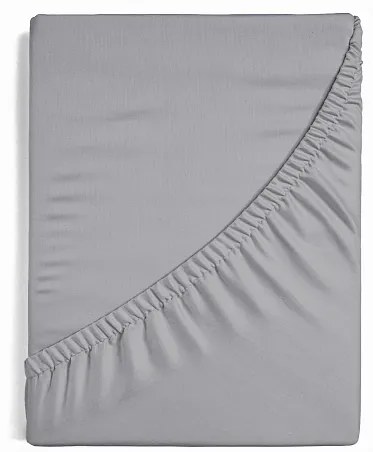 Matějovský napínací prostěradlo jersey s elastanem standard Světle šedé na matraci: 180 x 220 cm