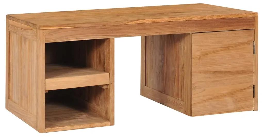 Konferenční stolek 90 x 50 x 40 cm masivní teakové dřevo,  288902