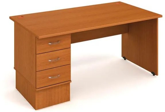 b2b partner Stůl pracovní UNI rovný 180 x 75,5 x 80 cm, buk (154292)