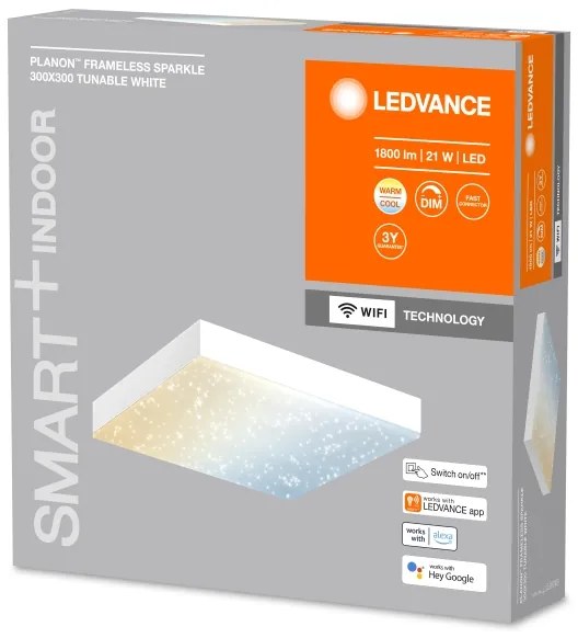Ledvance - LED Stmívatelné stropní svítidlo SMART+ FRAMELESS LED/21W/230V Wi-Fi