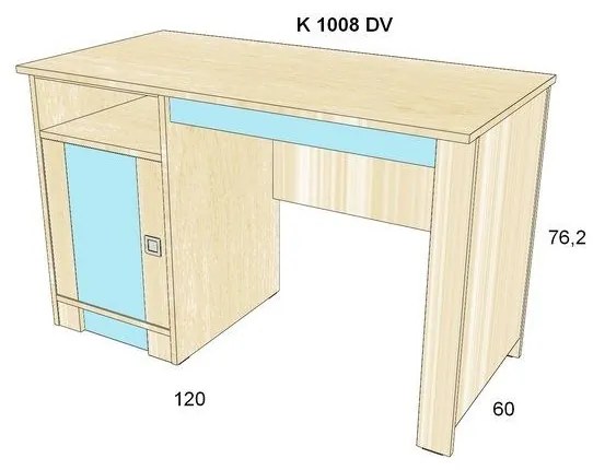 Psací stůl BOŘEK K 1008 DV