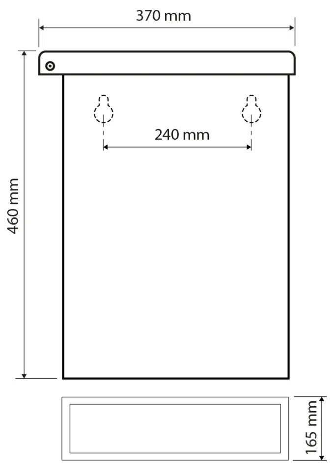 Sapho Odpadkový koš nástěnný 25l, nerez mat XP006