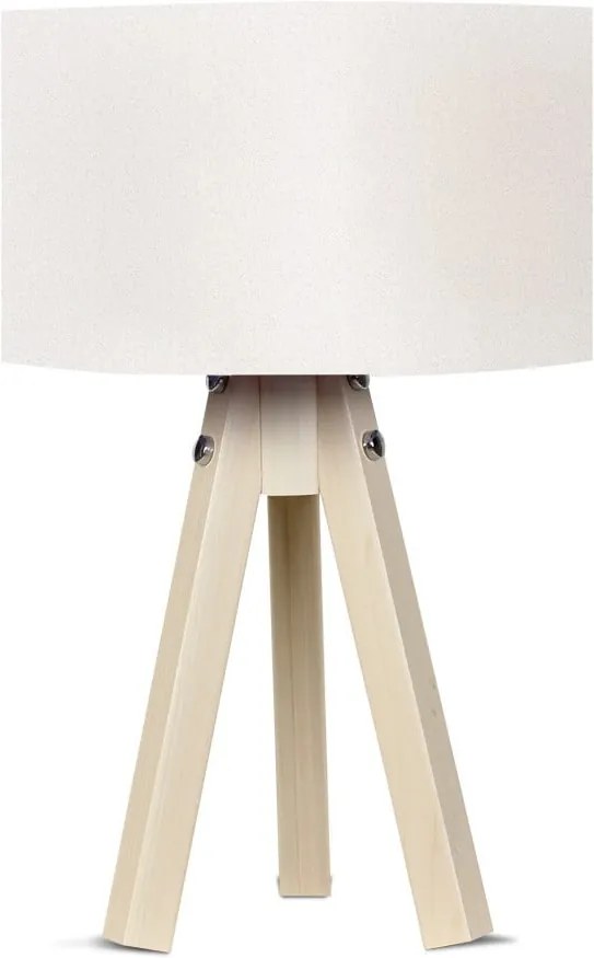 BonamiStolní lampa s bílým stínítkem Kate Louise Naturel