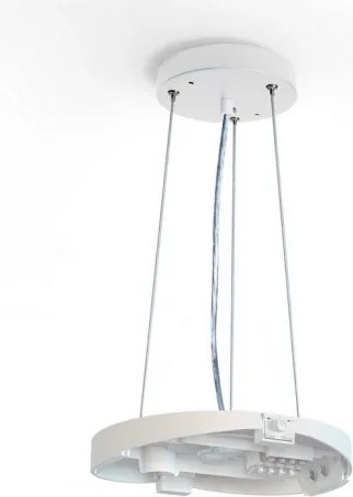 Závěsná sada včetně řetězů 125cm bílá PROLUMIA 40008922