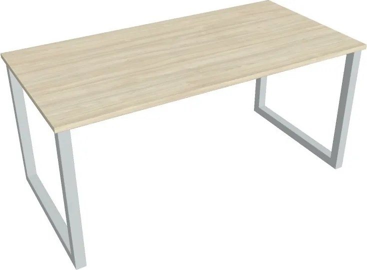 Kancelářský stůl jednací Hobis UJO1600, deskaakát, černá černá