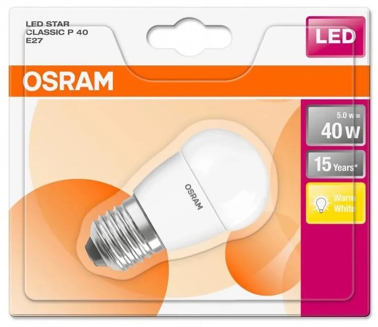 Osram LED Žárovka STAR P40 E27/5W/230V 2700K - Osram P224763