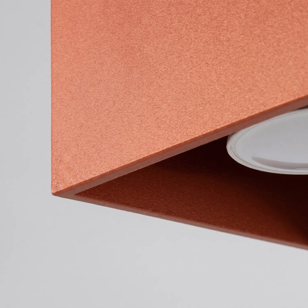 Sollux Lighting Stropní svítidlo QUAD 1 okrově červené
