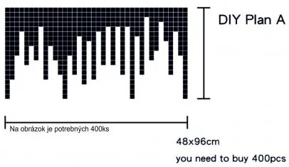Zrcadlové dekorační nálepky z akrylu na zeď, sklo a obkládačky | SENTOP FB-FA501