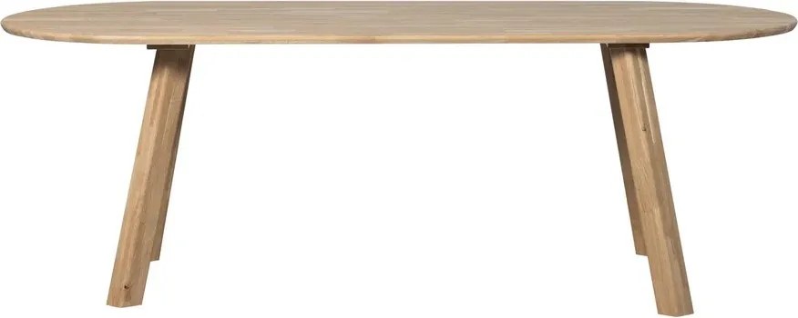 Jídelní stůl z dubového dřeva 90x220 cm Tablo – WOOOD