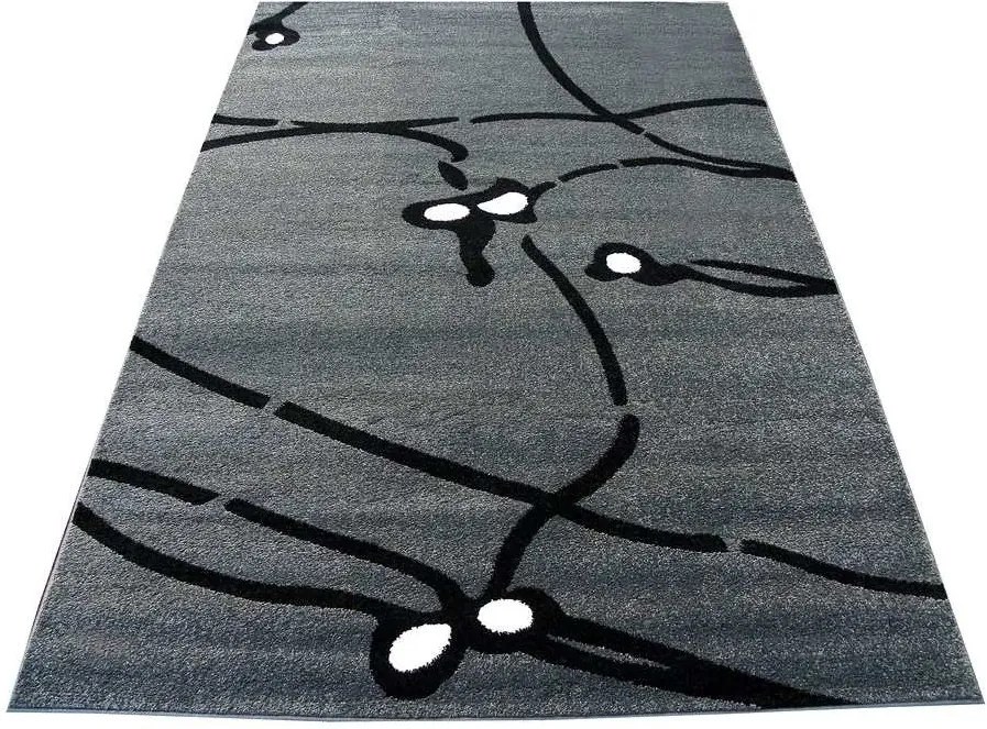 Kusový koberec Tilman antracitový, Velikosti 190x270cm