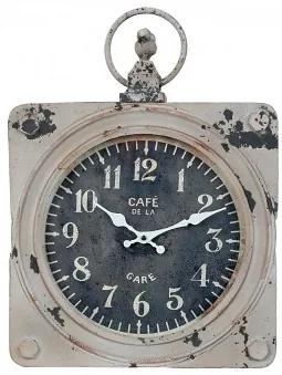 Kovové nástěnné hodiny Café de la Gare 1653