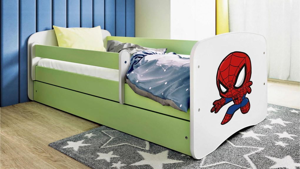 XXXLutz POSTEL PRO DĚTI A MLÁDEŽ 80/160 cm, zelená, bílá MID.YOU - Dětské pokoje sestavy - 002142000289