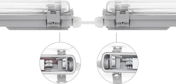 Technické zářivkové svítidlo LIMEA T8 1xG13/20W/230V IP65 120cm