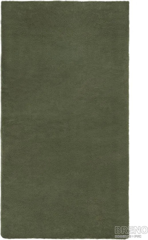 Breno Kusový koberec POUFFY 5100 Green – tmavě zelený, 140x200 cm, Zelená