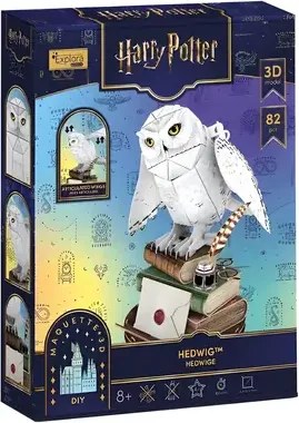 CUBICFUN Puzzle 3D Harry Potter Hedvika / 82 dílků