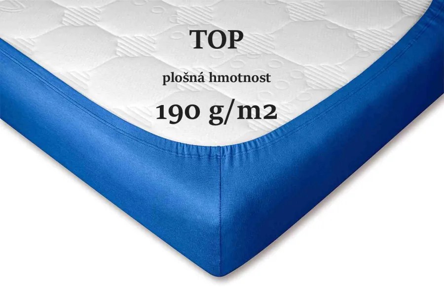 DADKA Jersey prostěradlo královská modř Rozměr 35x75x2