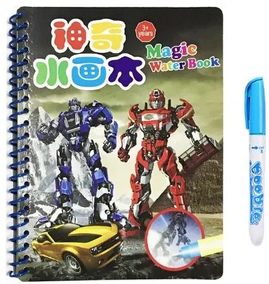 Montessori Magic Book vybarvovací knížka - Disney a jiné filmové motivy Varianta: Transformers