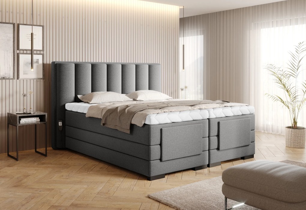 Veros boxspring postel 140x200 Materiál / Dekor: Sola 4