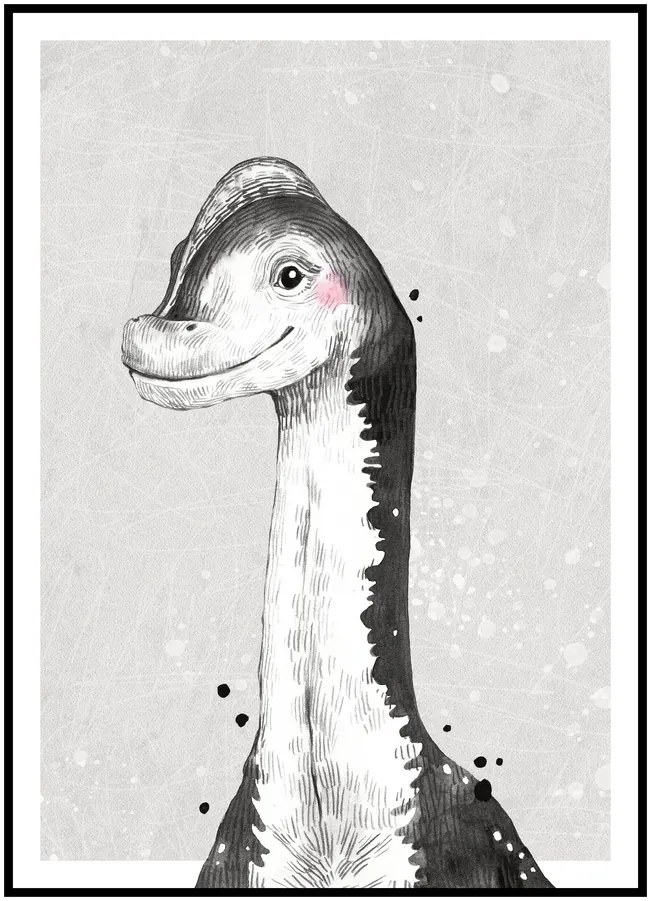 Plakát Malý Brachiosaurus Rozměr plakátu: 30 x 40 cm, Varianta Brachiosaura: Brachiosaurus