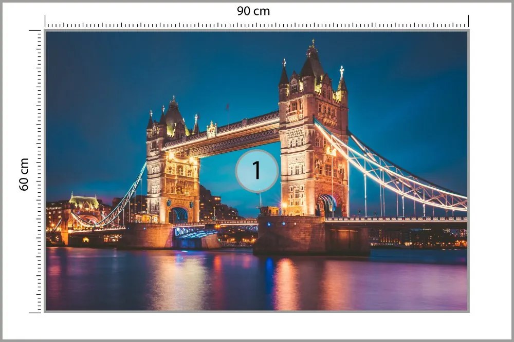 Fototapeta Tower Bridge Hladký vinyl 104x70.5