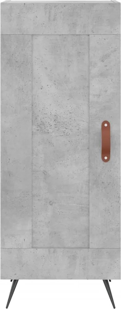 Skříň highboard betonově šedá 34,5x34x180 cm kompozitní dřevo 3200429