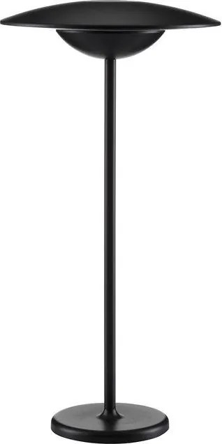 NV 9492441 Venkovní stolní lampa FABIO černý litý hliník a matný akryl LED 2W 3000K 5V DC 83st. IP54 vypínač na těle / USB kabel - NOVA LUCE