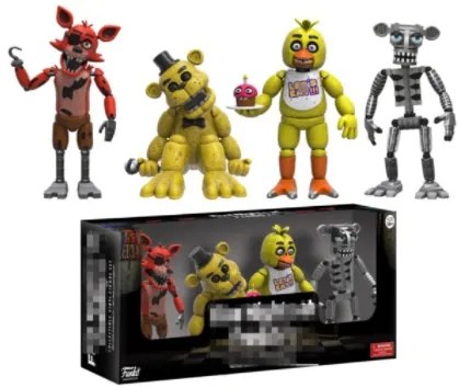FNAF Five Nights At Freddy's figurky sady nebo jednotlivé figurky Varianta: Sada 4 ks + krabice