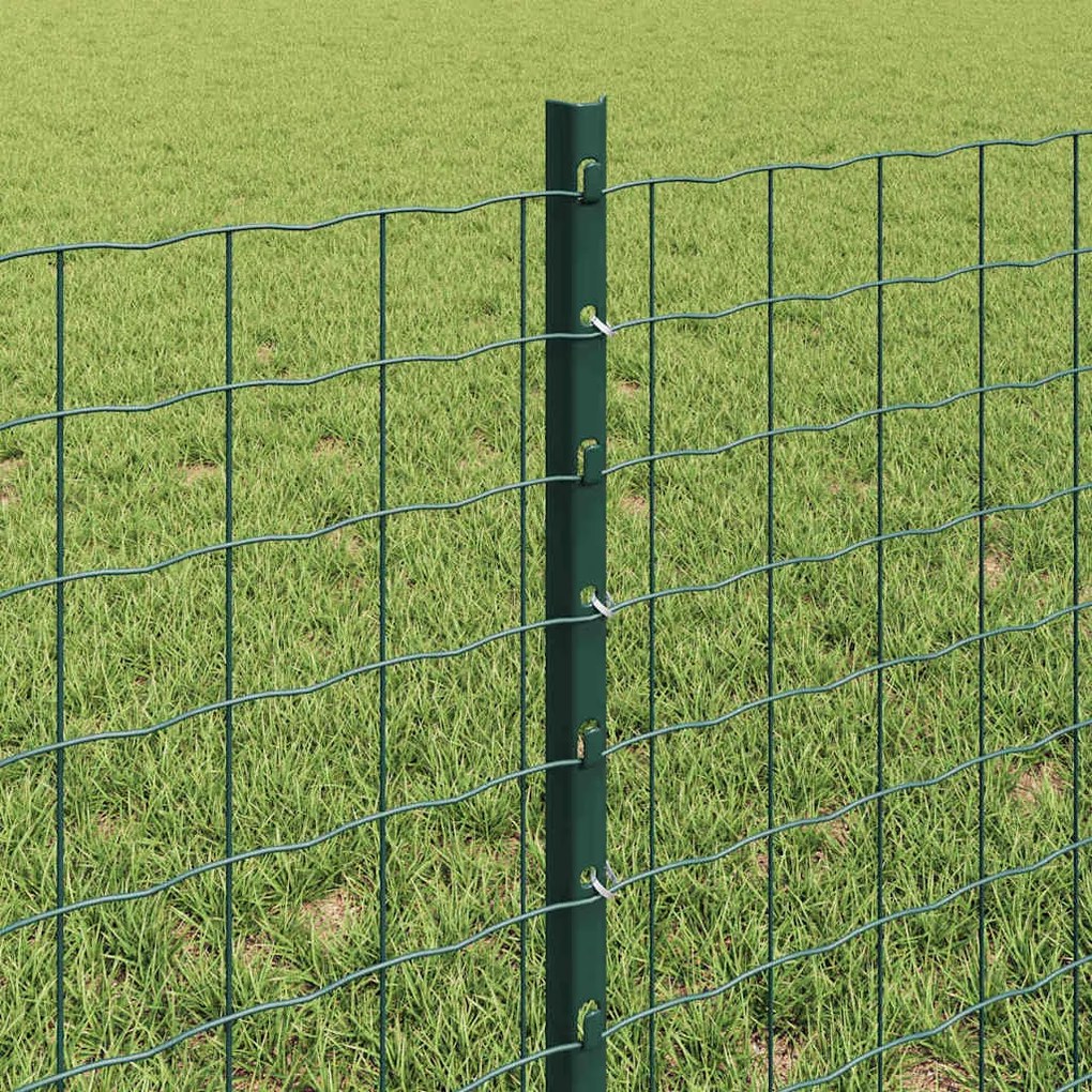 Zabudovaný plotový sloupek 44 ks Zelená 100 cm 3335915
