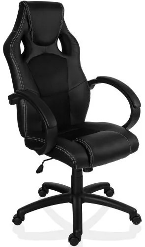 Otočná kancelářská židle ČERNÁ GS Series