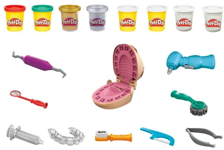 Hasbro Play-Doh Zubař Drill n Fill