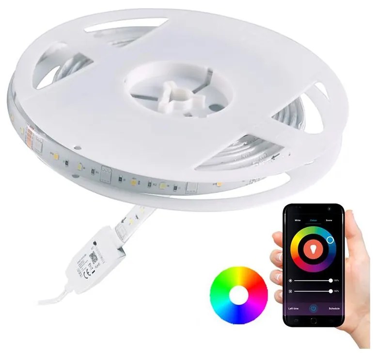 Polux RGB LED Stmívatelný venkovní pásek Wi-Fi LED/8W IP65 2 m Tuya SA1117