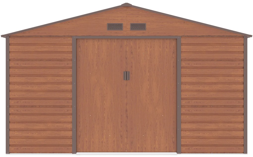 Zahradní domek G21 GAH 1085 - 340 x 319 cm, hnědý