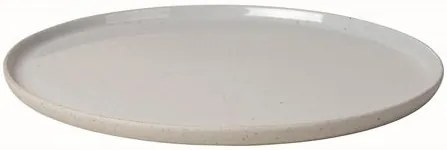 Blomus Mělký talíř SABLO 26 cm | šedá/béžová