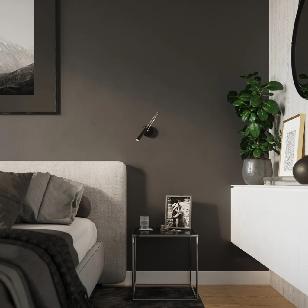 Sollux Lighting Nástěnné svítidlo AXIL černé