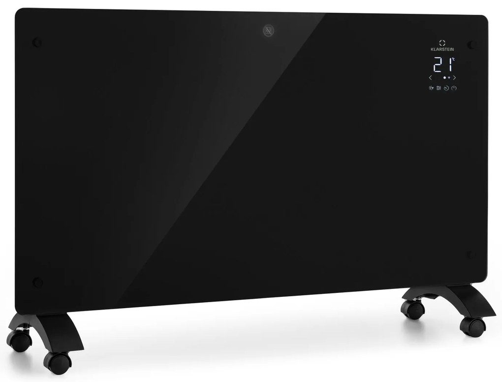 Klarstein Bansin Crystal Smart, konvektor, 1500 W, 5 - 50 °C, ovládání pomocí aplikace