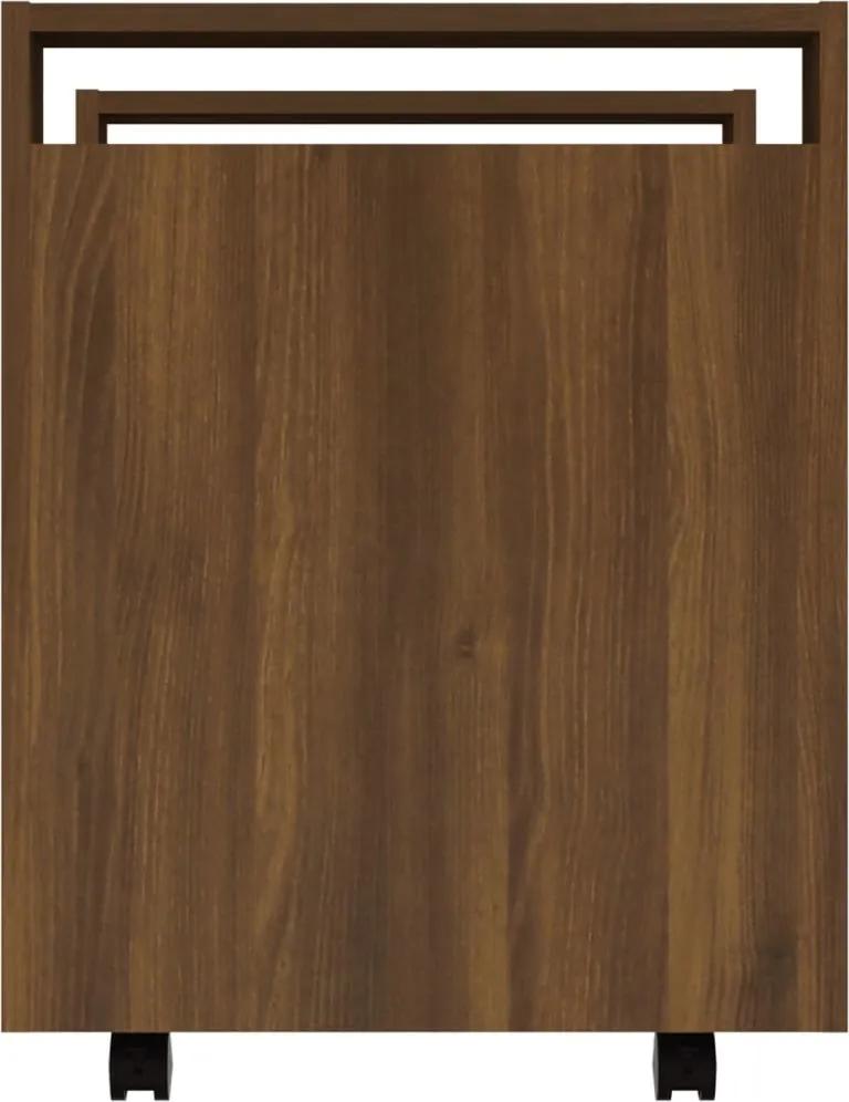 vidaXL Kancelářský kontejner 60 x 45 x 60 cm kompozitní dřevo [816615] Barva: dub sonoma