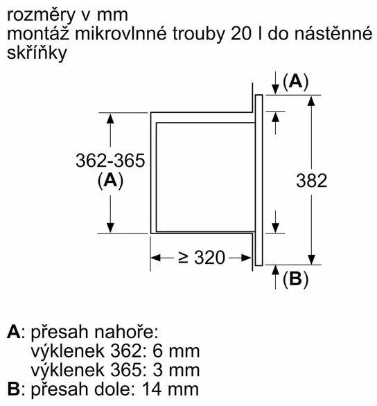 Siemens BE623LMB3 Vestavná mikrovlnná trouba