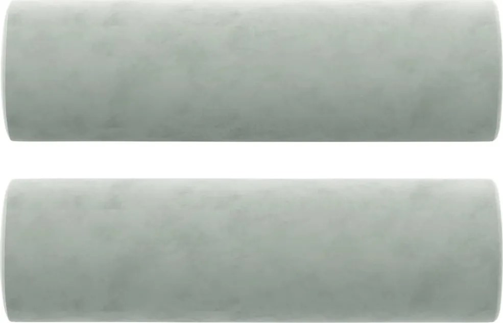 vidaXL 2místná pohovka s polštáři 140 cm samet [3200881] Barva: Žlutá