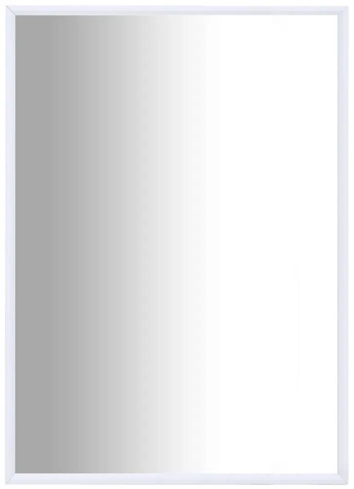 322721 vidaXL Zrcadlo bílé 70 x 50 cm