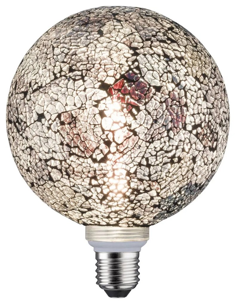 Paulmann E27 LED globe 5W Miracle Mosaic černá