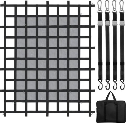Síť na náklad Zesílené provedení Cargo Net 182,9 × 144,8 cm Nastavitelné přezky a