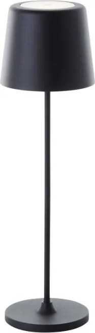 Brilliant G90939/76 Venkovní AKU stolní lampa KAAMI černá USB-C
