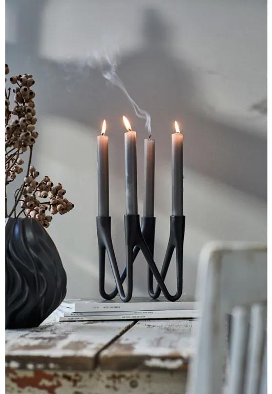 Morsø Svícen ROOTS Black (na 4 svíčky)