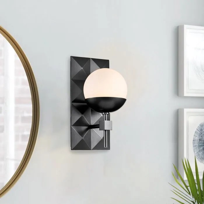 Černé světlo do koupelny Elstead DECO BLK 1xE14 IP44