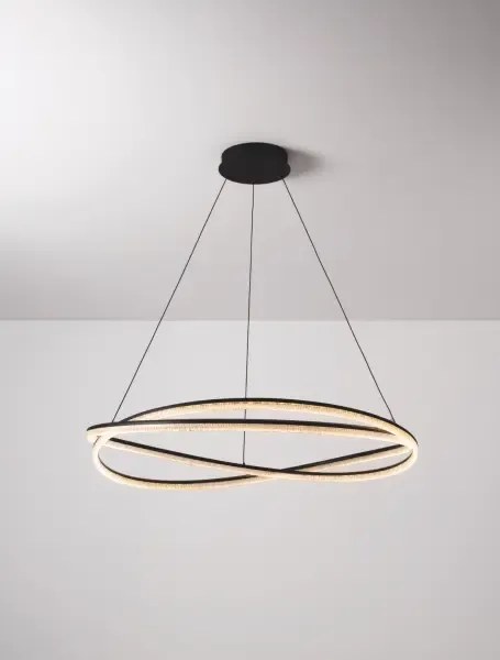 Designový lustr Ophelia černá