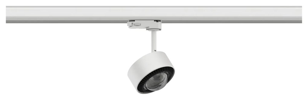 Paulmann 91389 ProRail3 Aldan, bílý reflektor, 8,5W LED 3000K stmívatelný, průměr 9,8cm